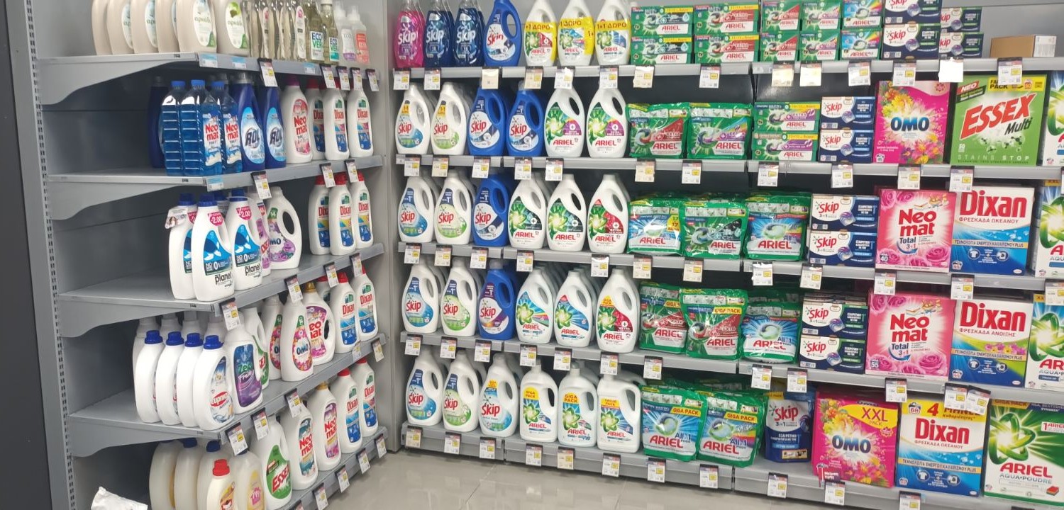 Installation of shelving equipment- My Market Argos - arcon.gr